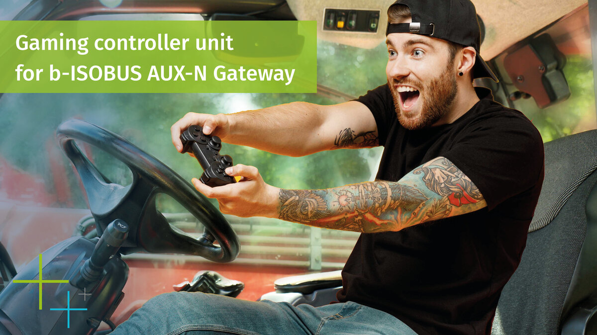 b-plus launches groundbreaking b-ISOBUS AUX-N gaming controller unit
