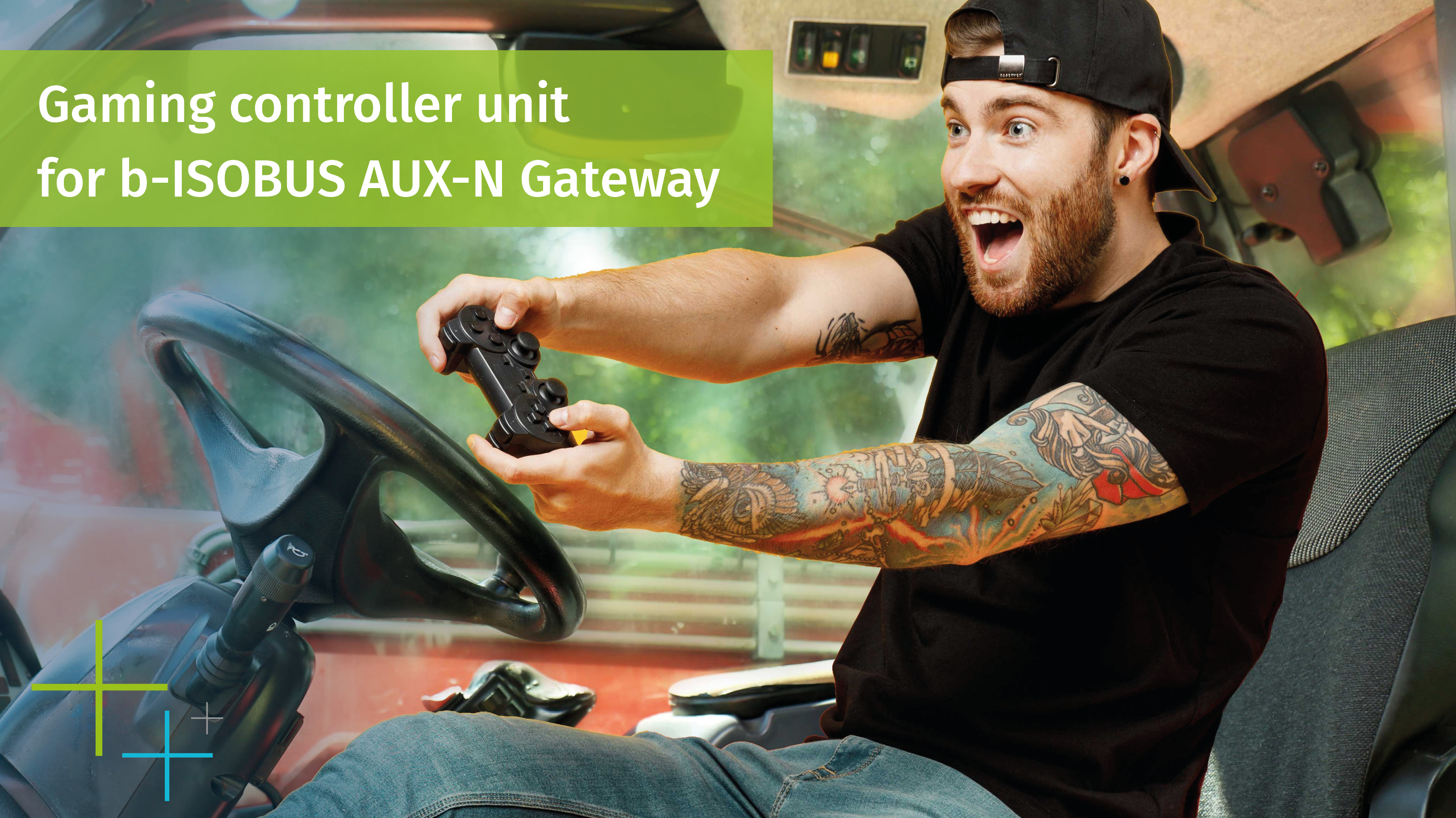 b-plus launches groundbreaking b-ISOBUS AUX-N gaming controller unit